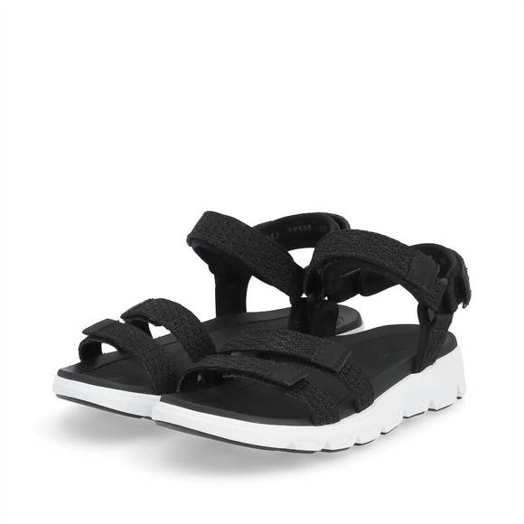 Rieker | Shoes | New Rieker Womens Trekking Sandals In Black | Poshmark
